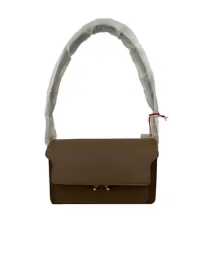 Marni Trunk Foldover Top Shoulder Bag