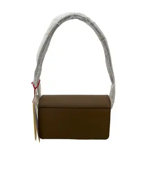 Marni Trunk Foldover Top Shoulder Bag