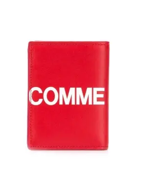 Comme Des Garçons Logo Printed Wallet