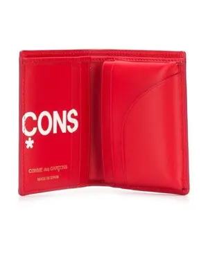 Comme Des Garçons Logo Printed Wallet