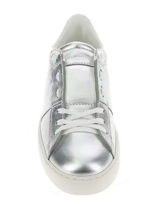 Valentino Garavani Rockstud Metallic Leather Sneakers