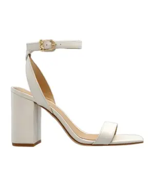 Michael Kors Leather Block Heel Sandals