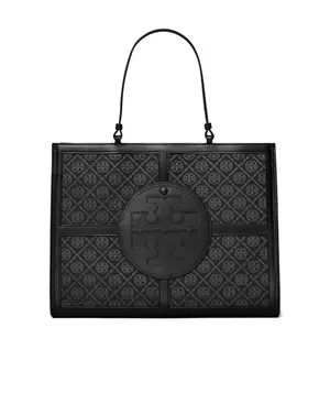 Tory Burch Ella Monogram Shopper Bag