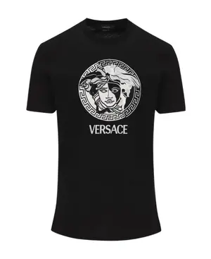 Versace Medusa Printed Crewneck T-shirt