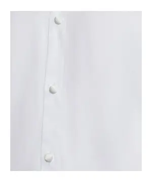 Balmain Covered Cotton Satin Shirt