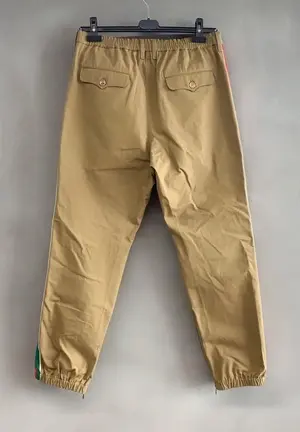 Gucci Web Straight-leg Trousers With Side Stripe Detail