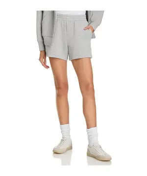 ANINE BING Monogrammed Logo Sweat Shorts - Gray