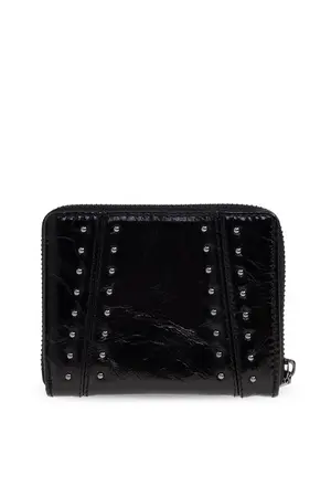Zadig&Voltaire Voltaire Logo Plaque Wallet