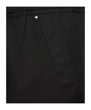 Rick Owens Wide Leg Cotton Pants - Black