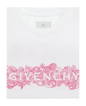 Givenchy 4g Embroidered Jersey T-shirt