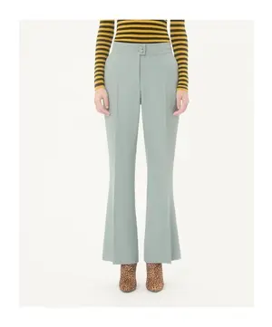 Valentino Garavani Light Diagonal Wool Trousers