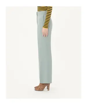 Valentino Garavani Light Diagonal Wool Trousers
