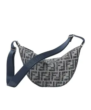 Fendi Ff Melon Small Messenger Bag - Blue