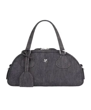 COURREGES Friday Bowling Denim Bag