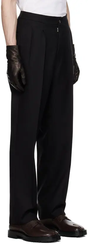 MAISON MARGIELA Wool Buckled Detailed Trousers