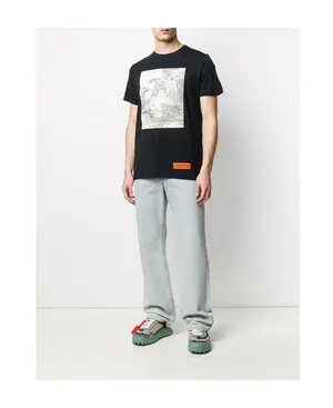 Heron Preston Crew Neck Heron Print T-shirt