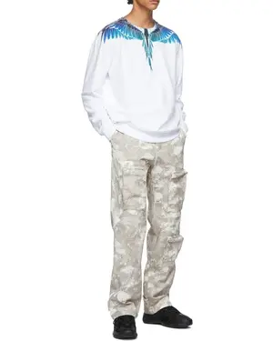 MARCELO BURLON COUNTY OF MILAN Wings Print Sweatshirt