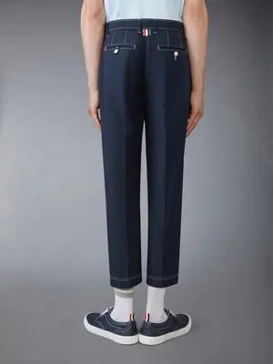 Thom Browne Contrast Stitch Tailored Trousers