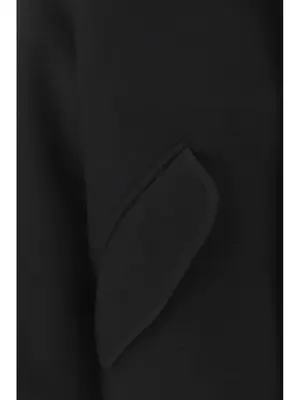 AMI Paris Straight Hem Long-sleeved Jacket