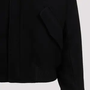 AMI Paris Straight Hem Long-sleeved Jacket