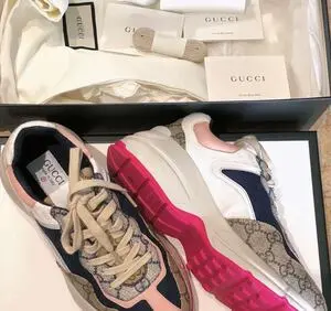Gucci Rhyton Low-top Sneakers - Gray