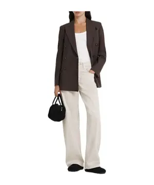 Brunello Cucinelli Wide Leg Denim Jeans