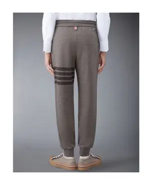 Thom Browne Four Bar Drawstring Joggers