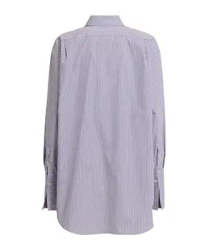 THE ROW Long Cotton Shirt With Button Cuffs