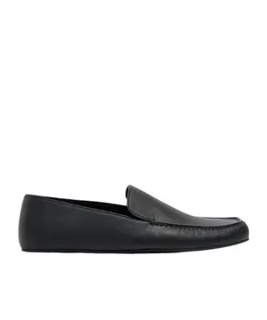 THE ROW Leo Leather Slippers