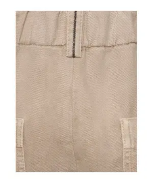 Brunello Cucinelli Cotton Blend Bermuda Shorts - Nude