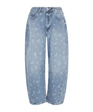 Essentiel Antwerp Floral Print Wide Leg Jeans