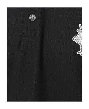 Burberry Zebra Appliqué Polo Shirt