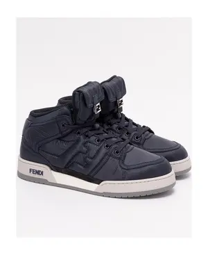 Fendi High-top Sneakers With Baguette Pockets