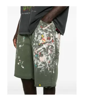 GALLERY DEPT. Belt Loop Shorts With Hammer Ring Detail