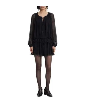 Chloé Silk Mousseline Mini Dress