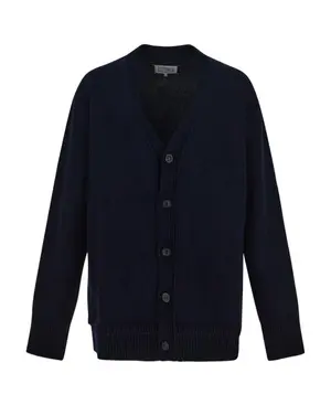 MAISON MARGIELA V-neck Buttoned Knitted Cardigan