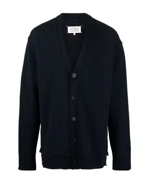 MAISON MARGIELA V-neck Buttoned Knitted Cardigan