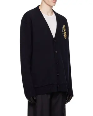 MAISON MARGIELA V-neck Buttoned Knitted Cardigan