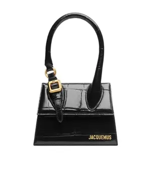 Jacquemus Le Chiquito Moyen Boucle Shoulder Bag - Black