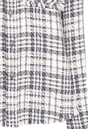 Faith Connexion Checked Shirt With Frayed Edges