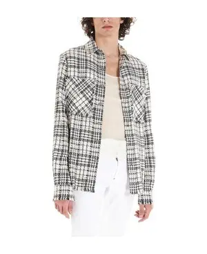 Faith Connexion Checked Shirt With Frayed Edges