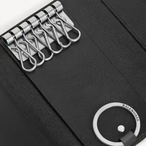 Balenciaga Logo Detailed Key Case