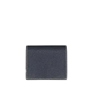 Thom Browne Double-fold Wallet - Navy Blue