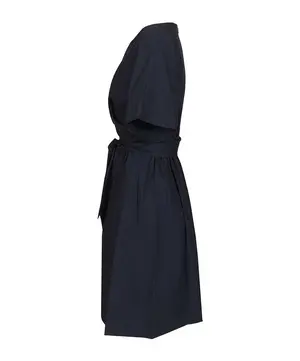 Emporio Armani Wrap Belted V-neck Dress