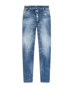 Dsquared2 Be Cool Be Nice" Loose Wash Jeans