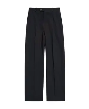 Balenciaga Baggy Tailored Trousers - Black