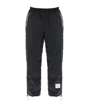 Thom Browne Logo Patch Drawstring Pants