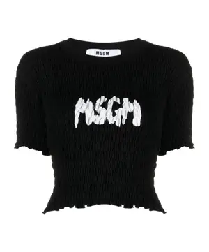 Msgm Logo Blouses
