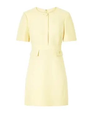 Valentino Garavani Crepe Couture Short Dress - Nude