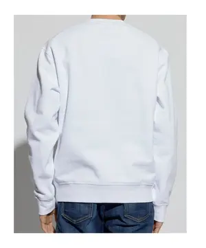 Dsquared2 Velvet Logo Crewneck Sweatshirt